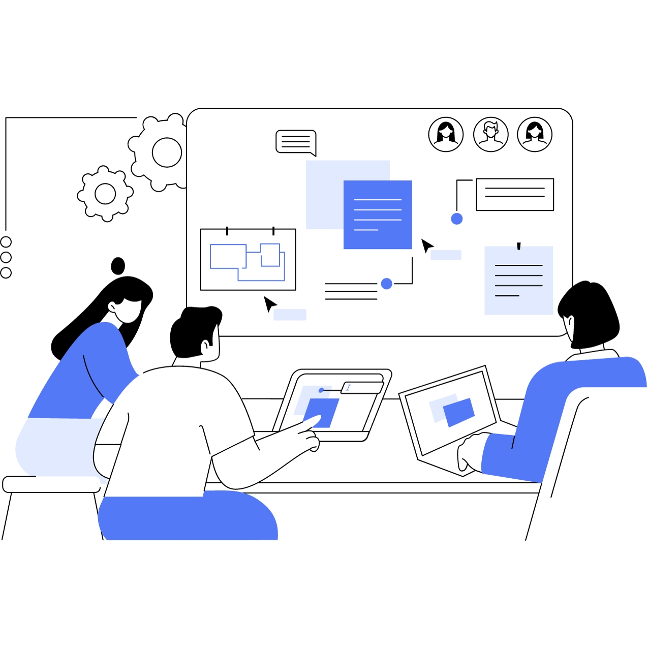 Whiteboard, chat, video streaming for synchronized learning - MeVn.ai